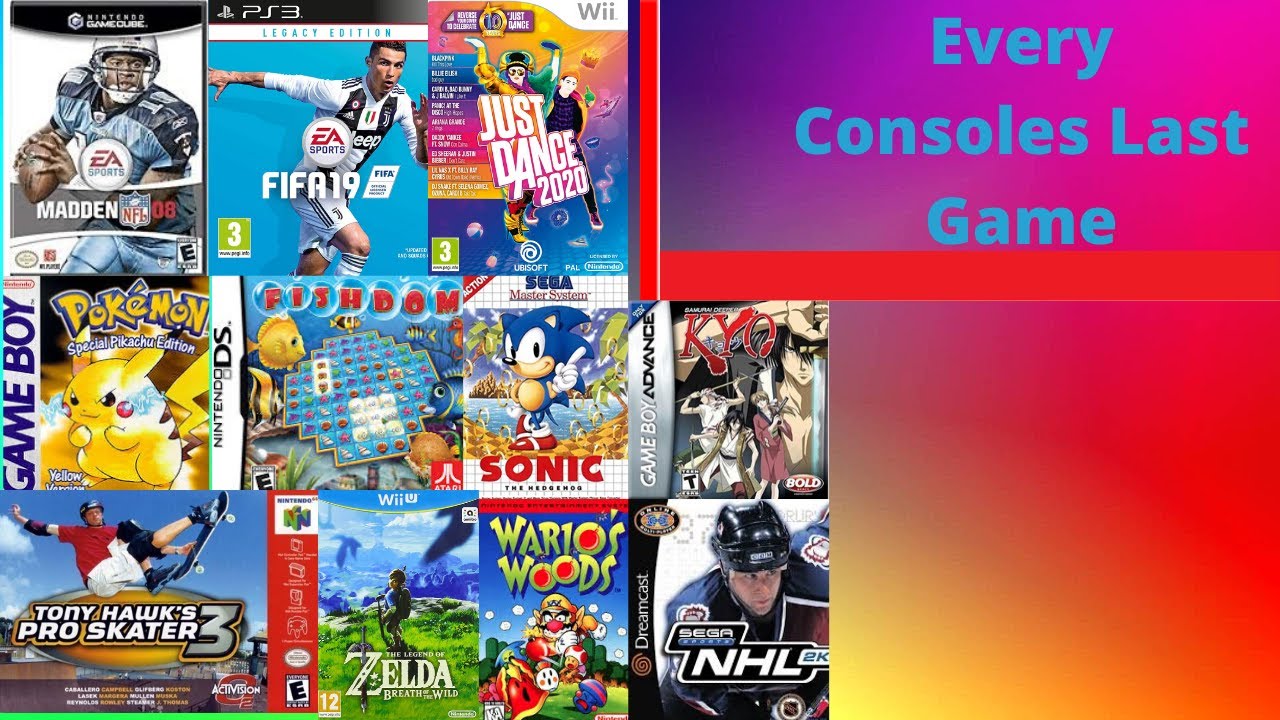 Last Game For Most Consoles - Harry The Gaming Nerd - YouTube