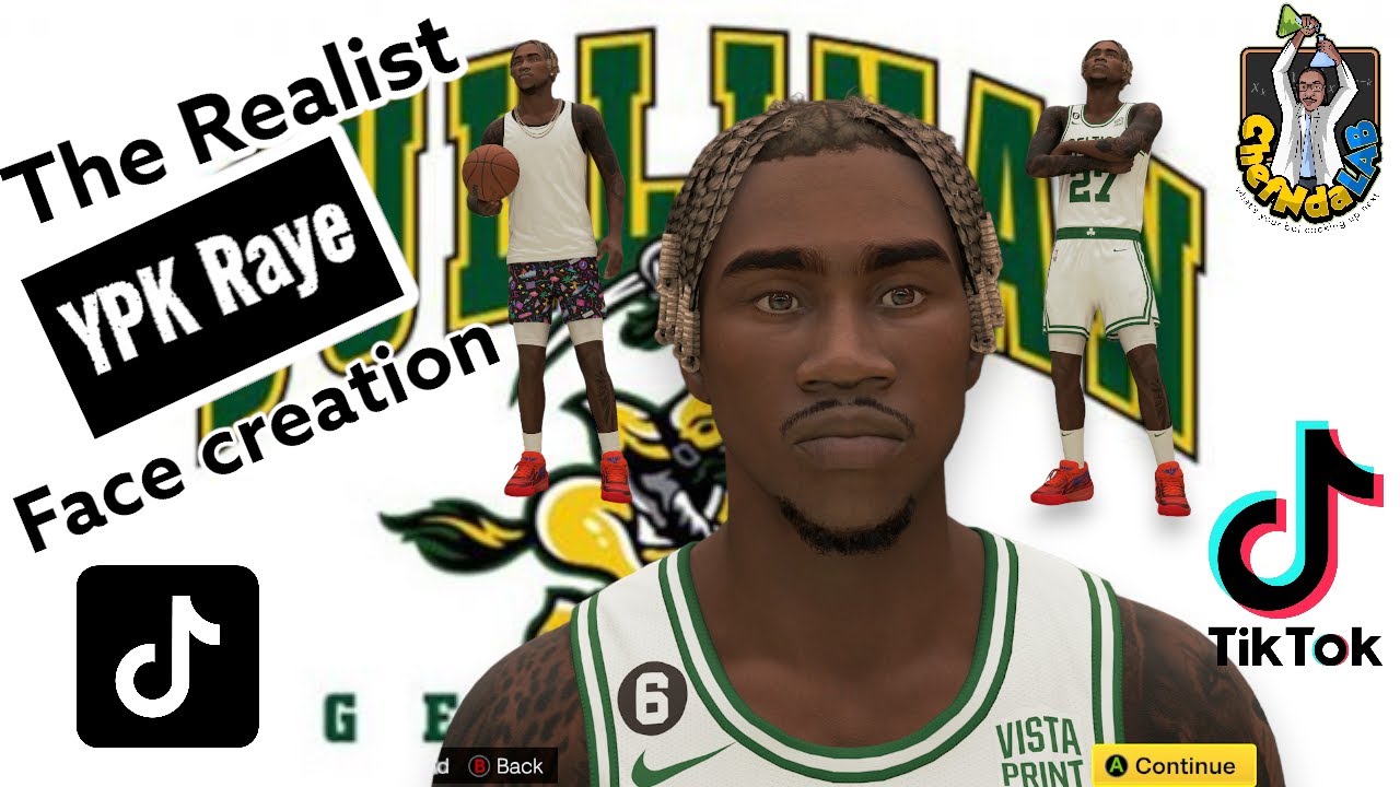 The YPK raye NBA 2k23 Face Creation (Next Gen) 🔥🔥 Request - YouTube