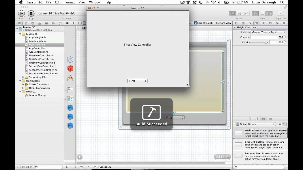 Cocoa Programming L36 - NSViewController 2 - YouTube