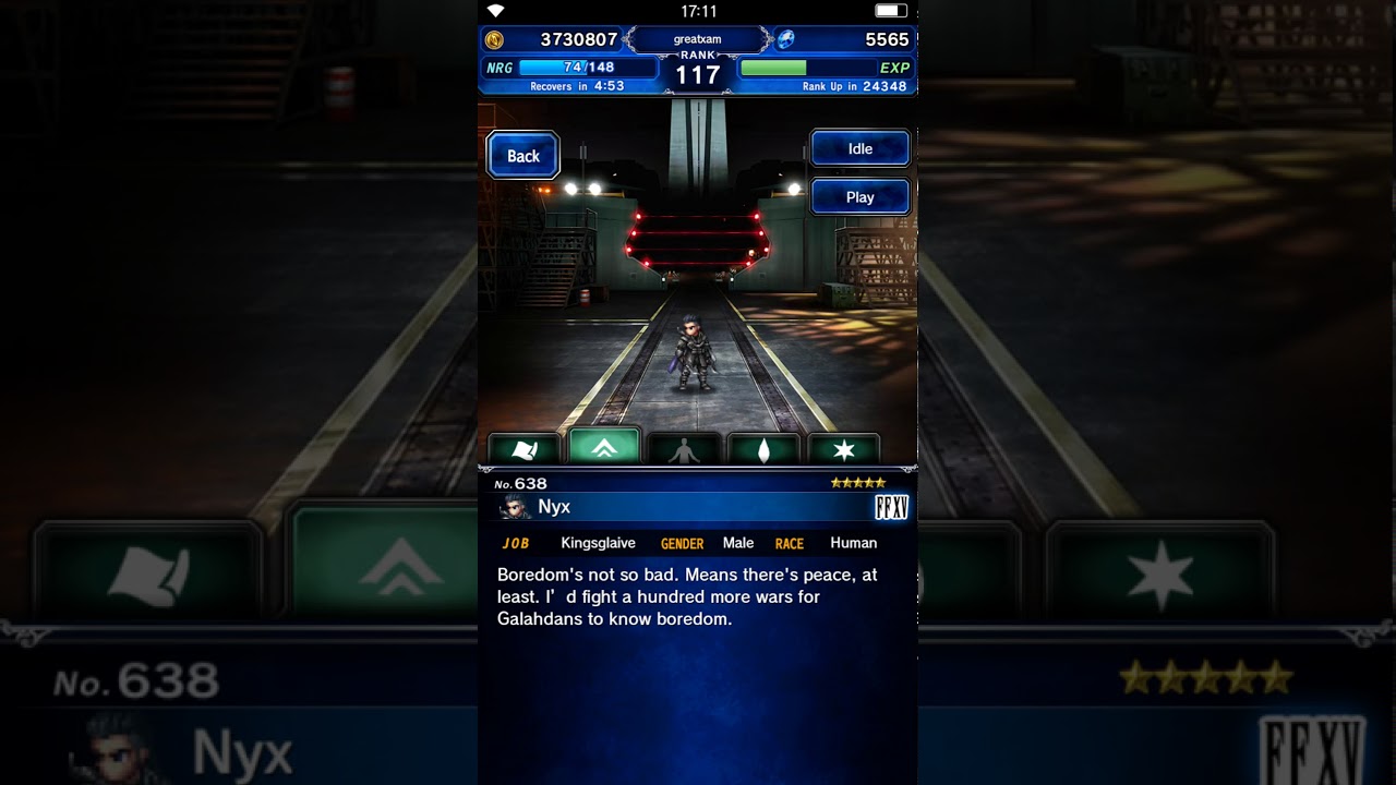 [FFBE] Summon FF15 Nyx - YouTube