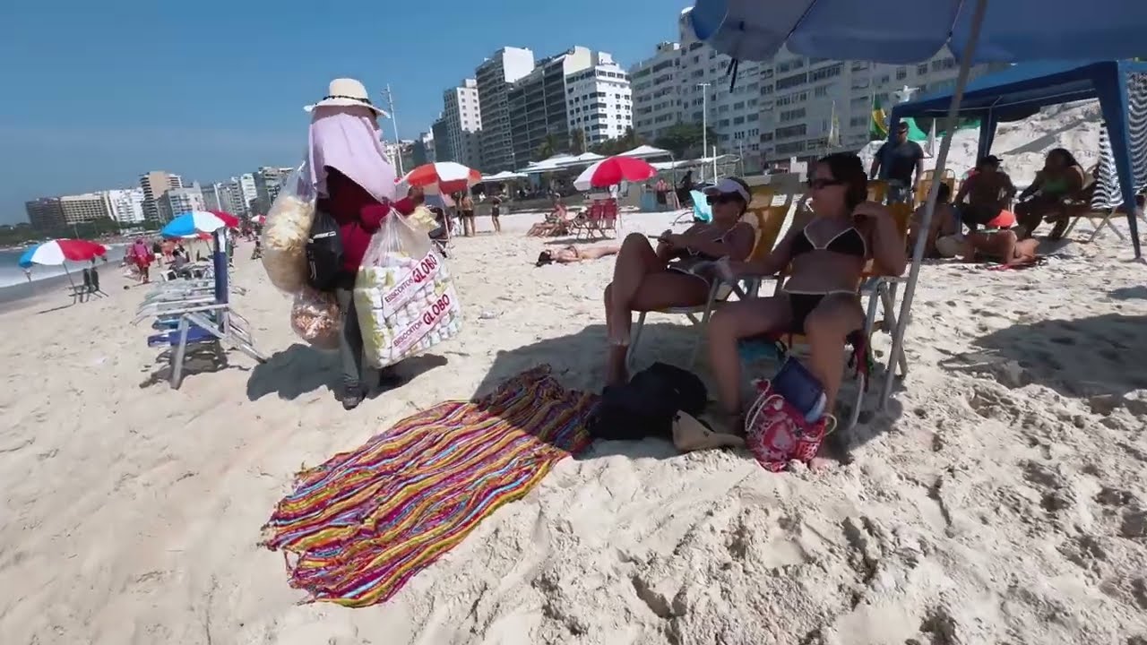 😲 MUST SEE 🌴 Rio de Janeiro's Hottest Beach Party 2024 😲 Walking Tour ...