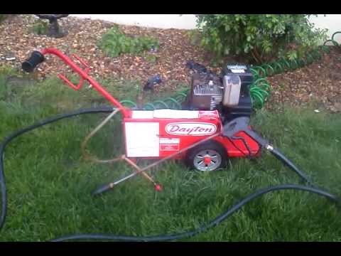 Dayton pressure washer - YouTube