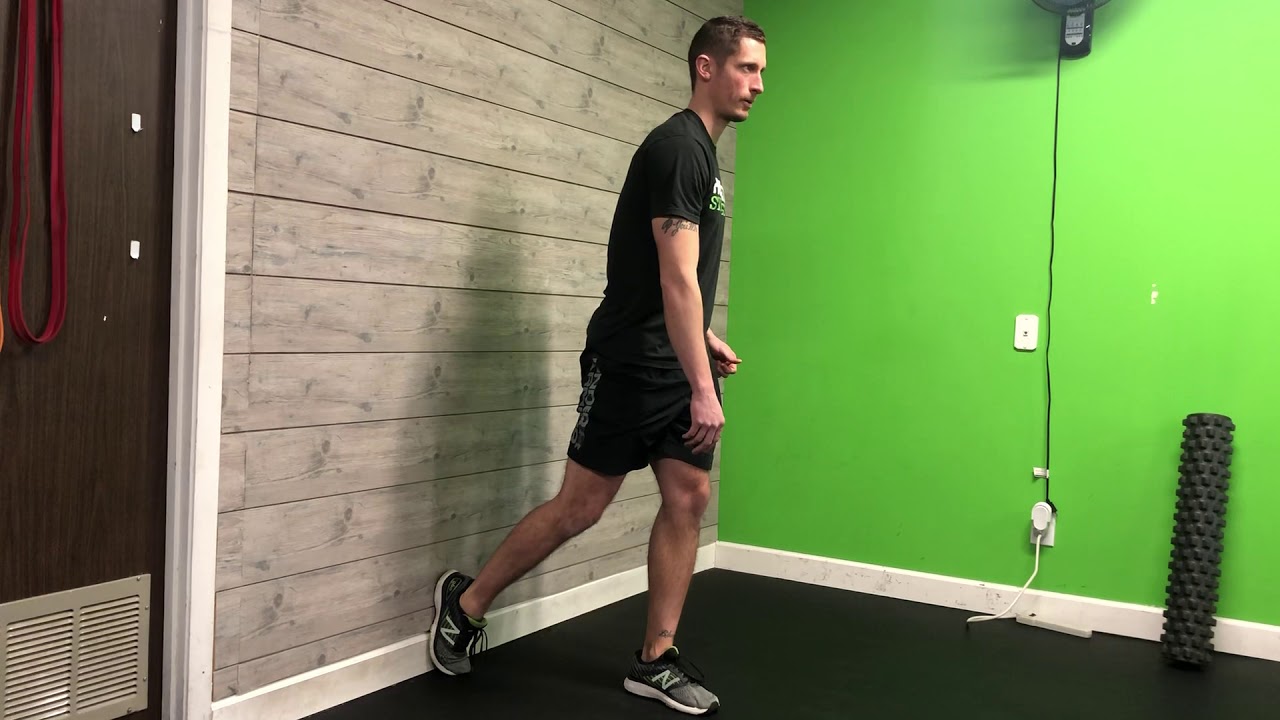 Heel on Wall Single Leg RDL - YouTube