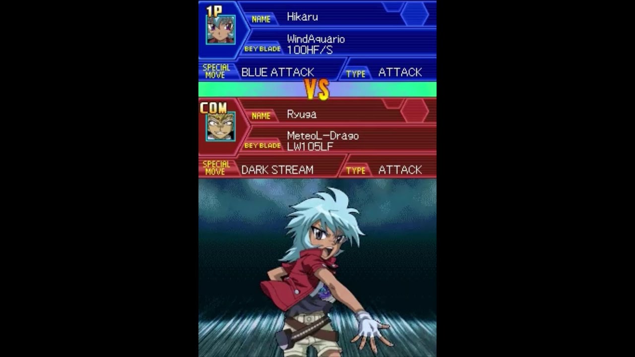 Beyblade Metal Masters (DS) - Arcade Mode - Hikaru - YouTube