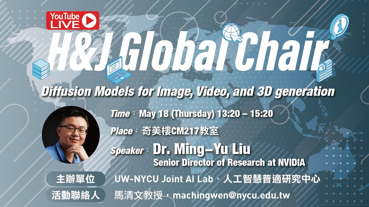 H&J Global Chair：Diffusion Models for Image, Video, and 3D generation ...