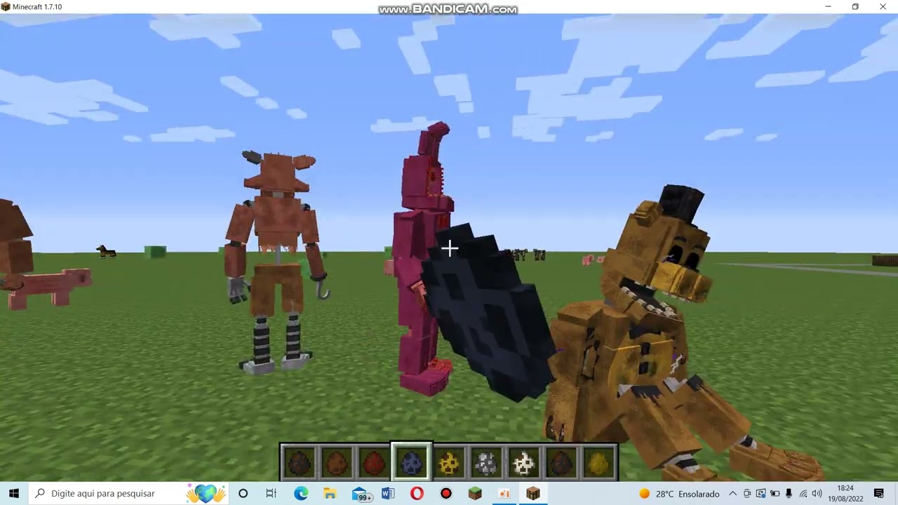 Fnaf Universe 1.7.10 Mod pc - YouTube