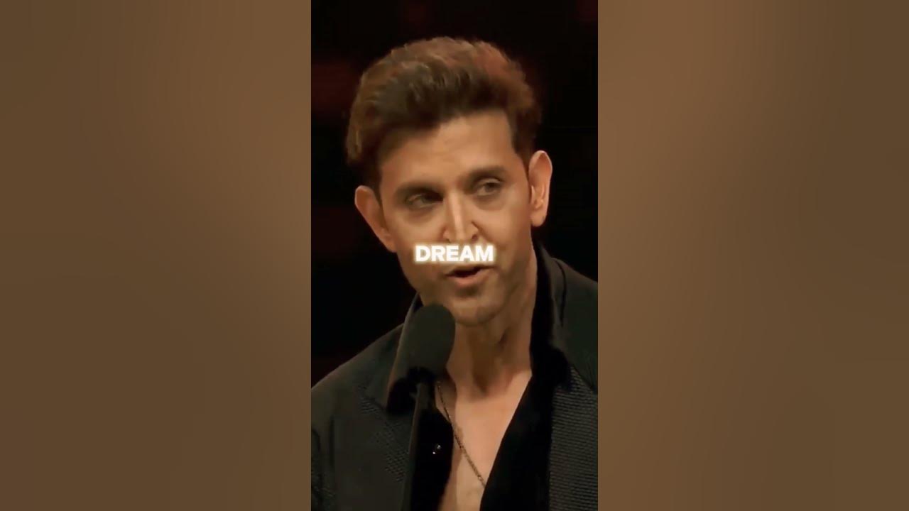 Hrithik Roshan motivational speech - YouTube