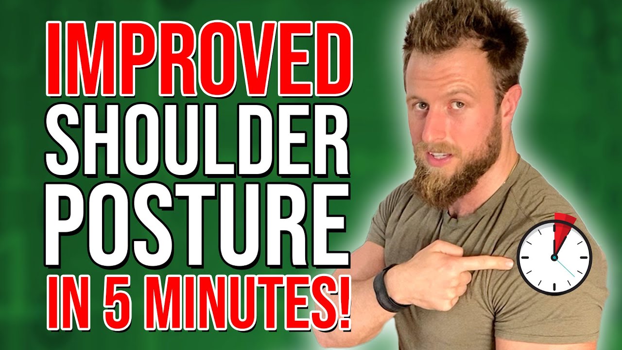3 HACKS for Better Shoulder Posture (takes less than 5 minutes!) - YouTube