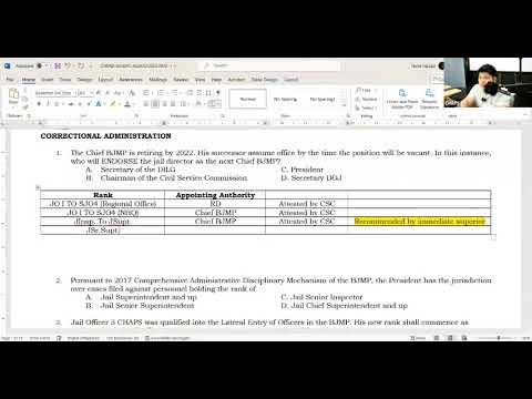 Ultimate in Correctional Administration by CHAPS Review Center and Tutorial Services - YouTube