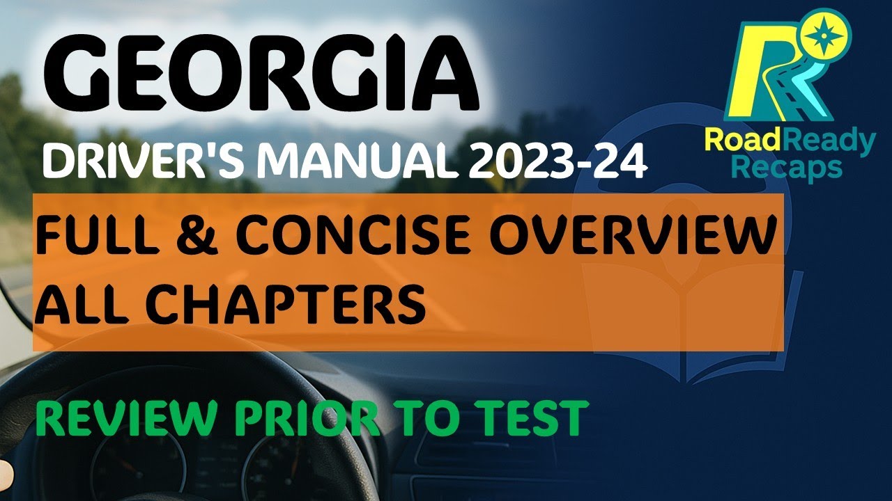 Georgia Driver Manual 2024 – Full & Concise Overview | Driving Exam ...