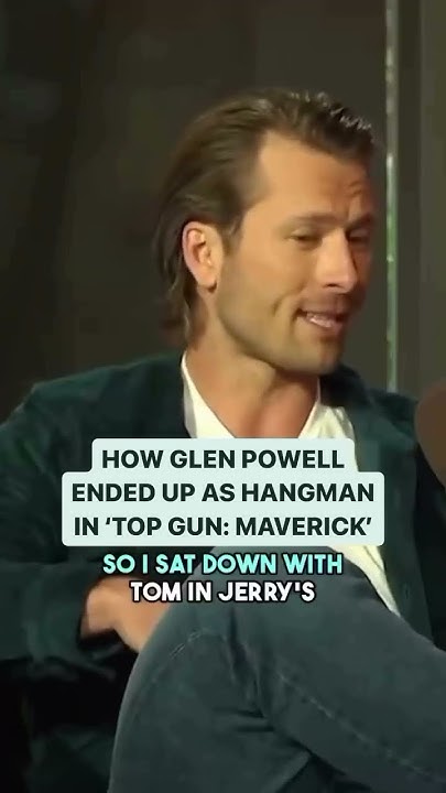 How Glen Powell Ended Up As Hangman in Top Gun Maverick - YouTube
