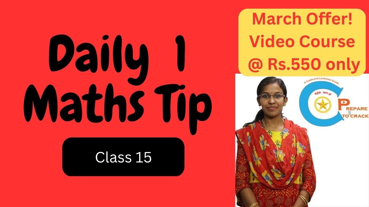 Daily 1 Tip-Maths-Partnership-Class 15 - YouTube