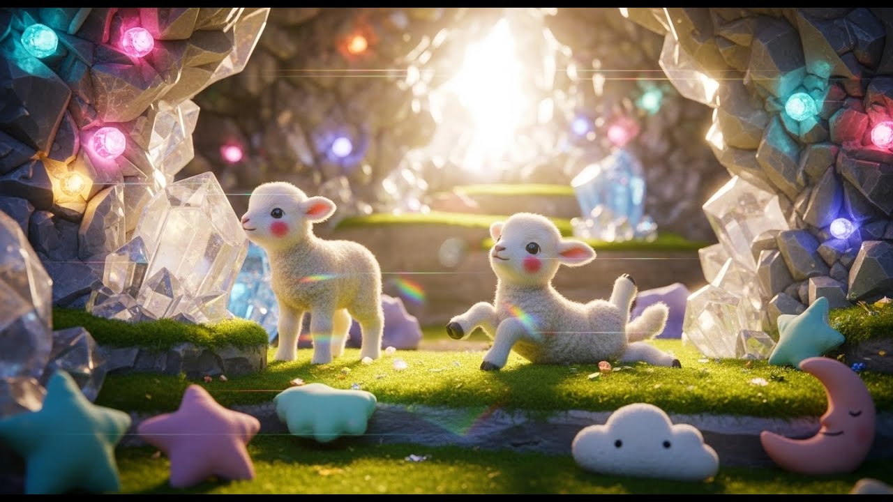 Bouncing Lambs Hide & Seek Rhyme | Cute Kids Song | Preschool Sing ...