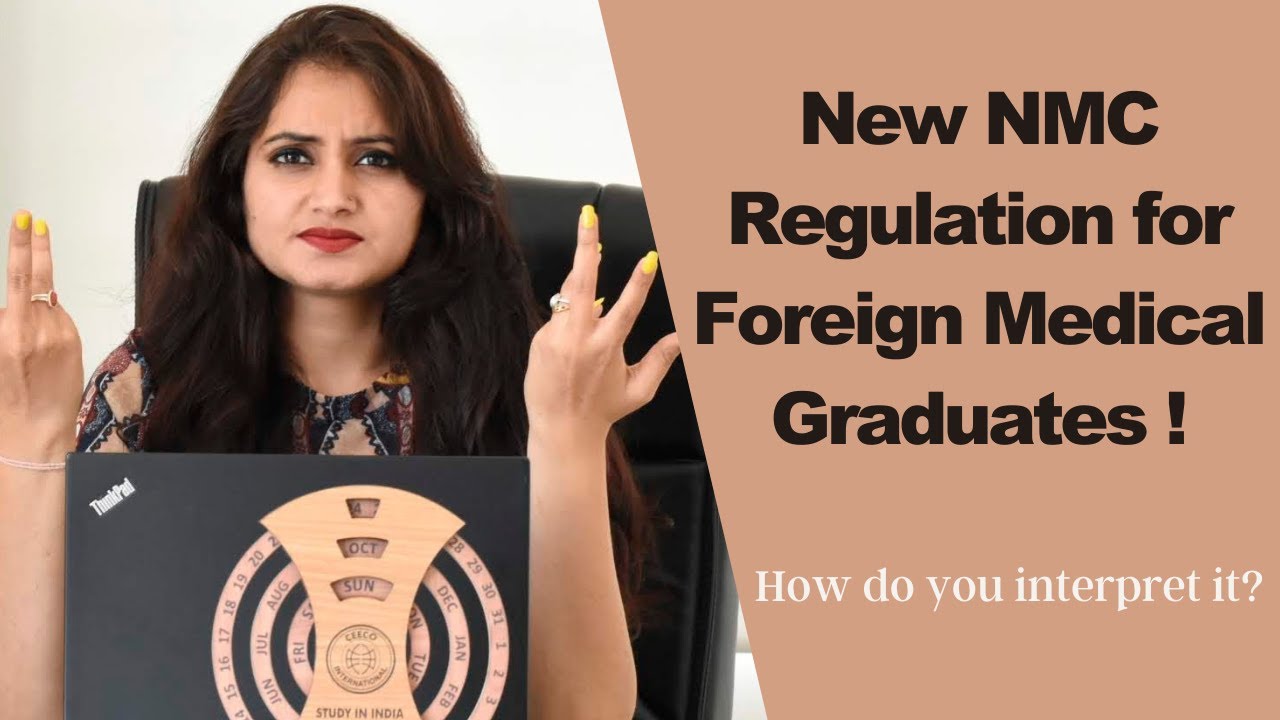 New NMC Regulation(Gazette) for Foreign Medical Graduates ! - YouTube