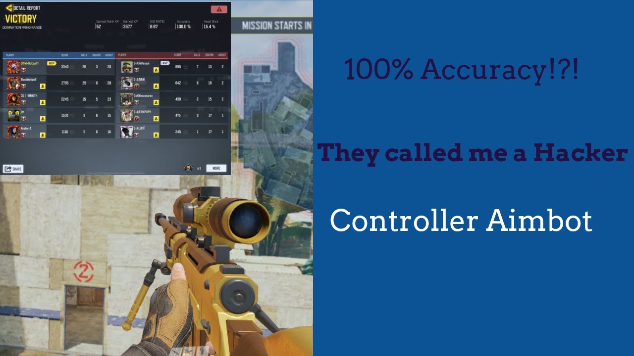 Ranked Legendary Gameplay Codm(Controller 100% accuracy??) - YouTube