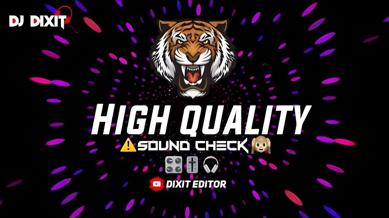 👑High quality Sound check Song 🎧|Sadda karta chu che Song remix 🎚️ ...