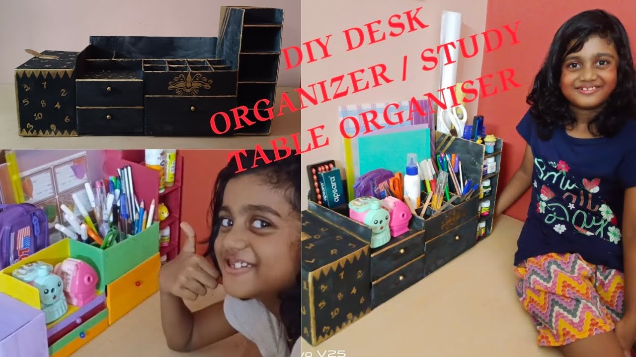 DIY Desk Organizer | Requested Video | Making video #diy #deskorganizer ...