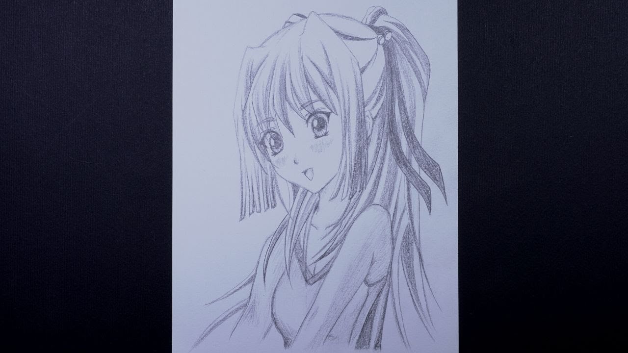 How to Draw Cute Anime Girl | Easy Drawing for Beginners | Anime ...