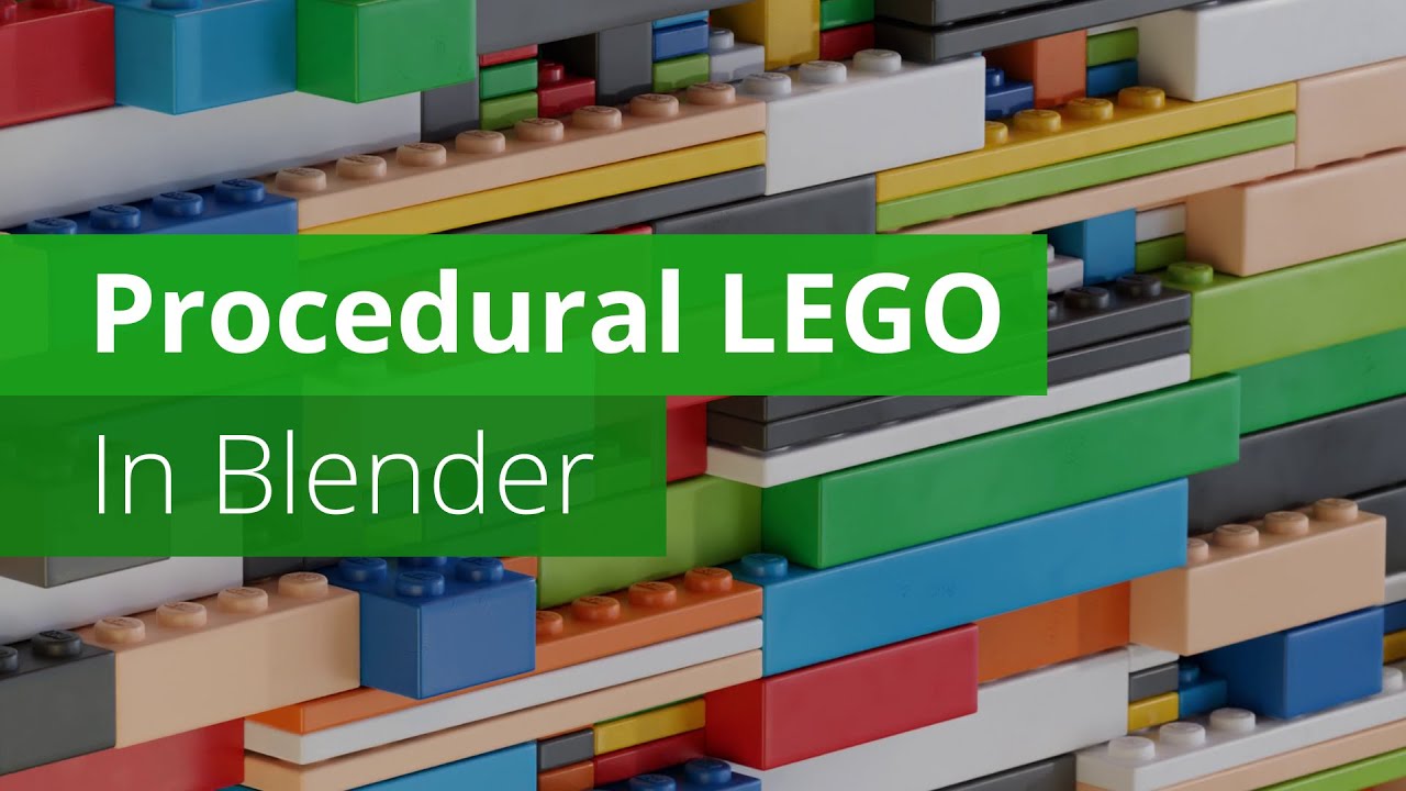 Procedural LEGO with Geometrynodes in Blender | Blender Tutorial - YouTube