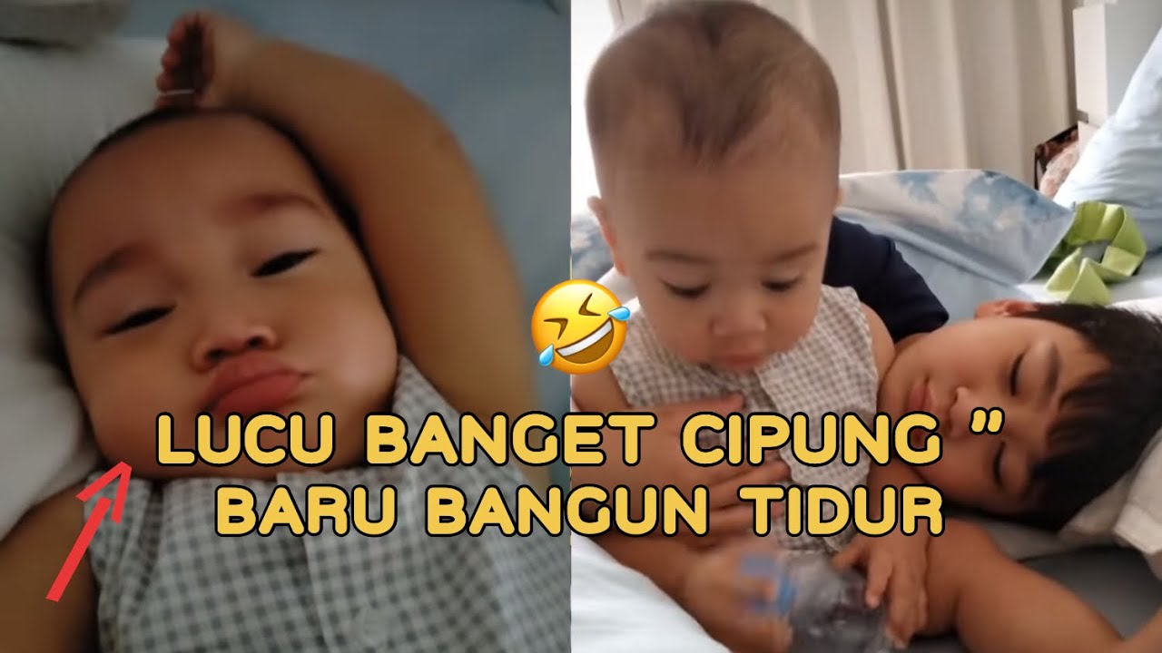 BAYIK LUCU ‼️ CIPUNG RAYYANZA BANGUN TIDUR NYARIIN AA RAFATHAR 😂 - YouTube