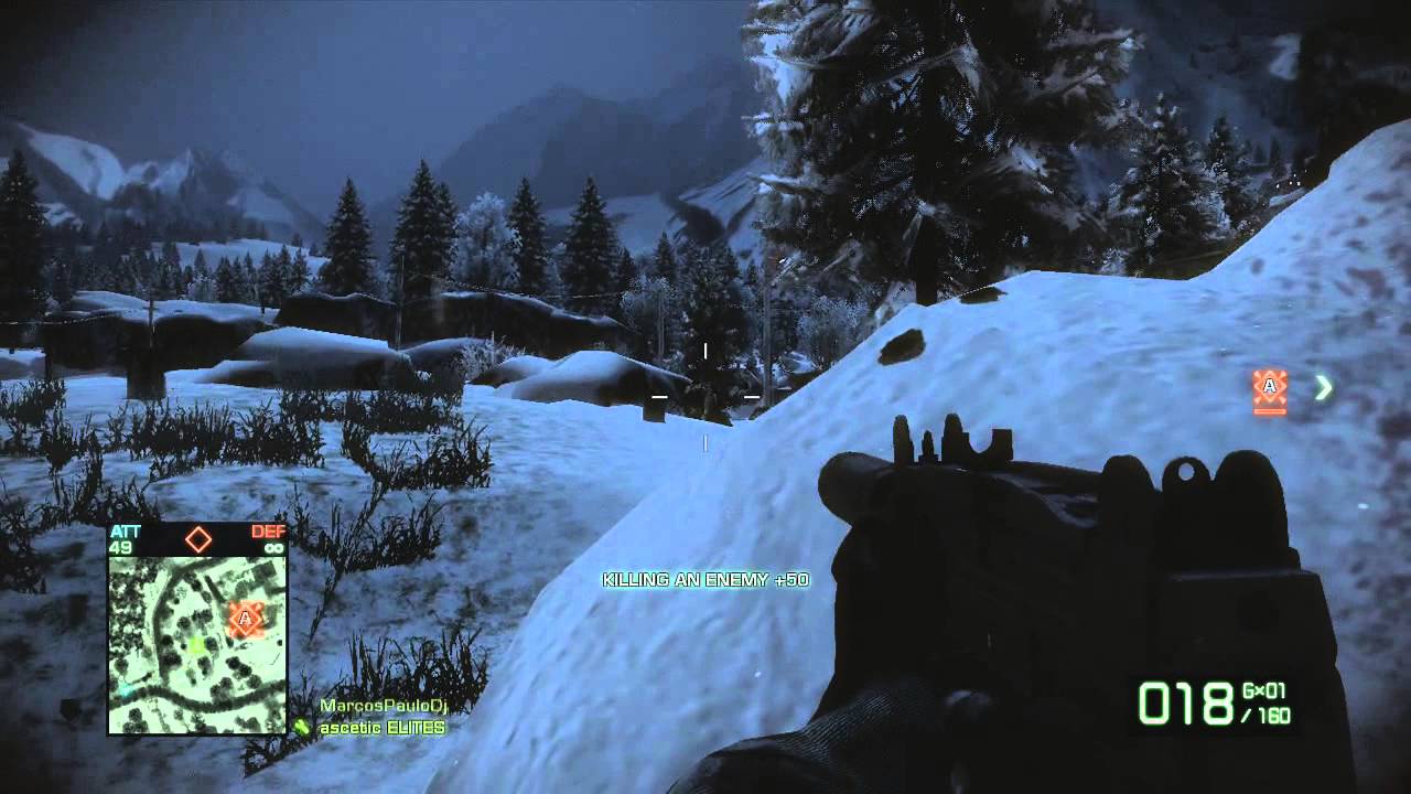 BFBC2: UZI Gameplay - YouTube