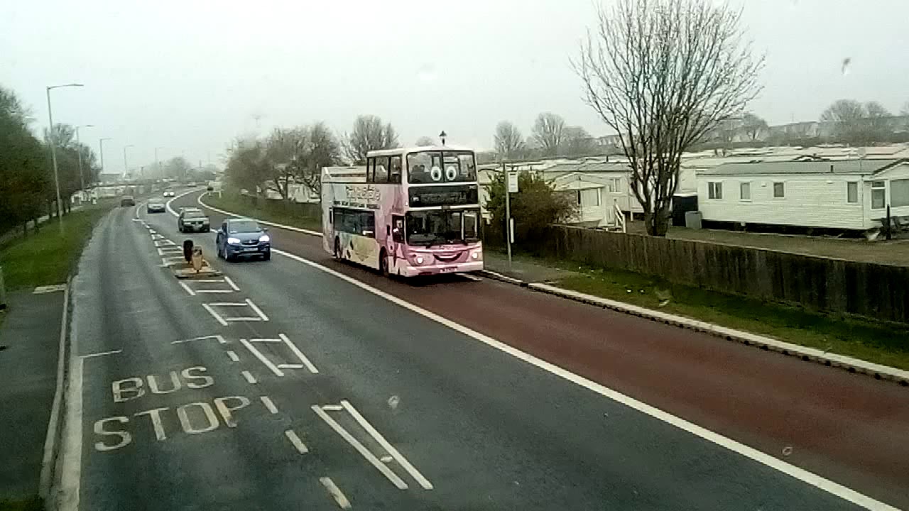 Skegness bus catch passing by. 7.4.2019. - YouTube