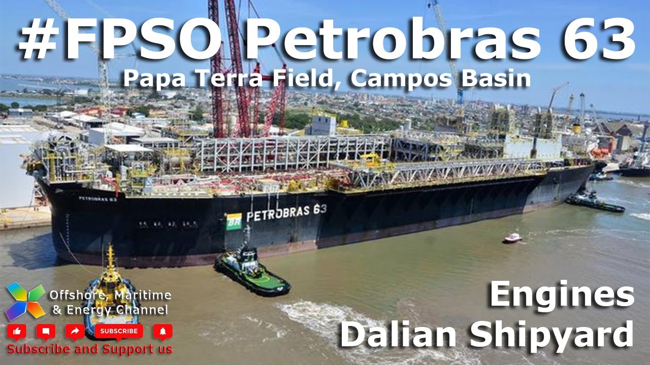 FPSO Petrobras P63 at Shipyard - YouTube