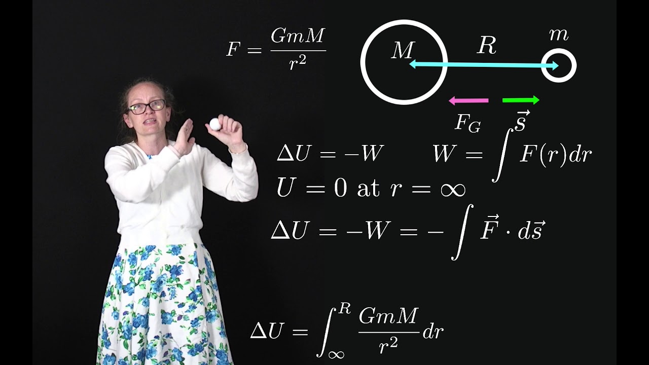 Universal gravitational potential energy - YouTube