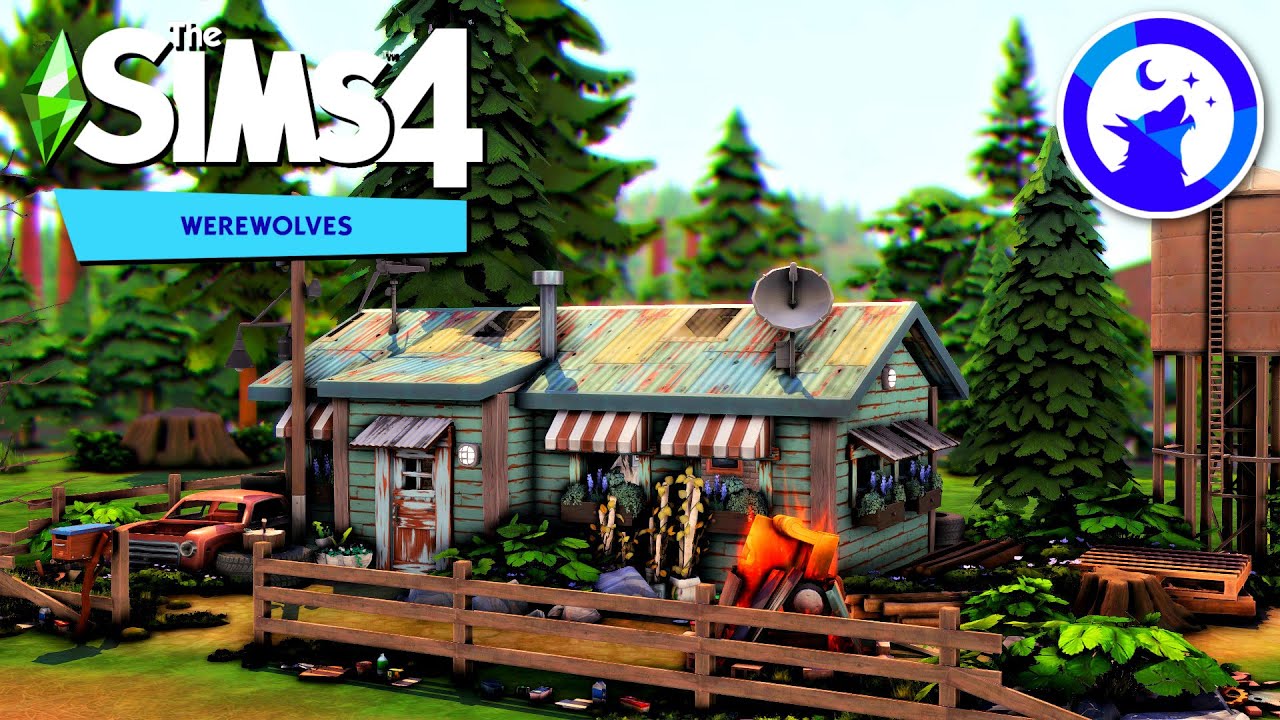 Werewolf Starter Home (Under §18k!) 🐺🌙 || The Sims 4 Werewolves: Speed ...