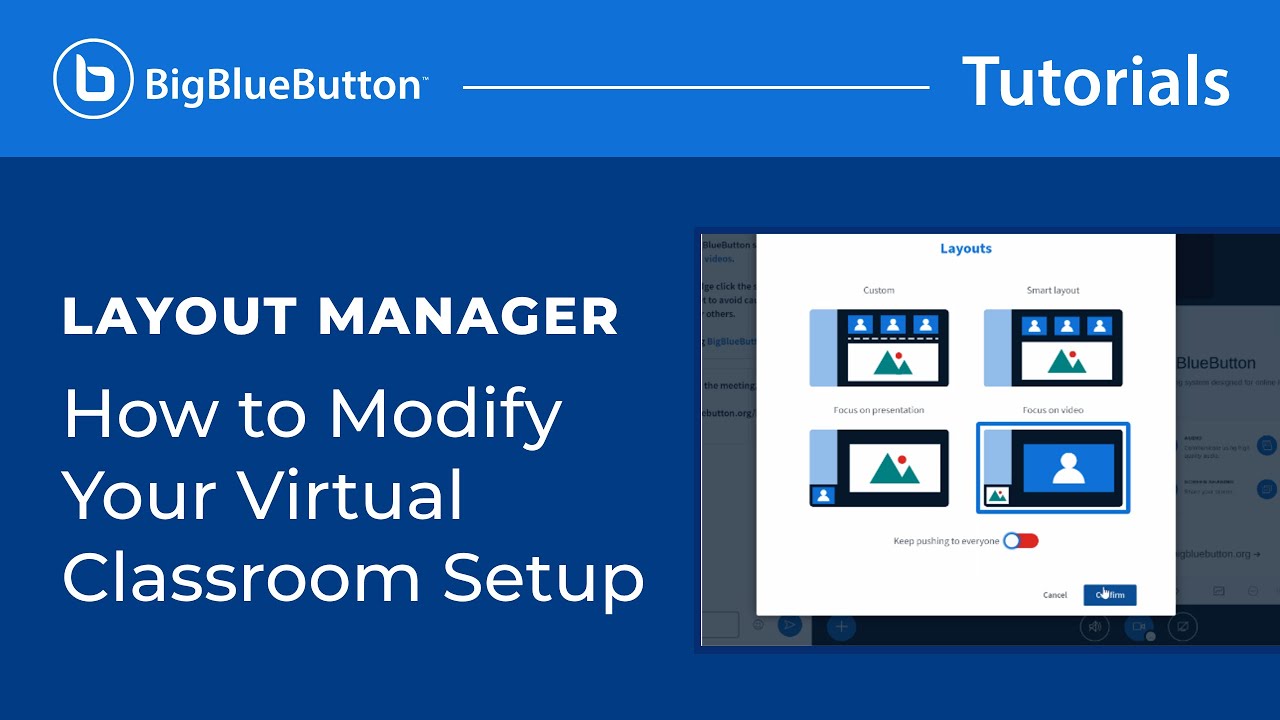 BigBlueButton's Layout Manager Tutorial - YouTube