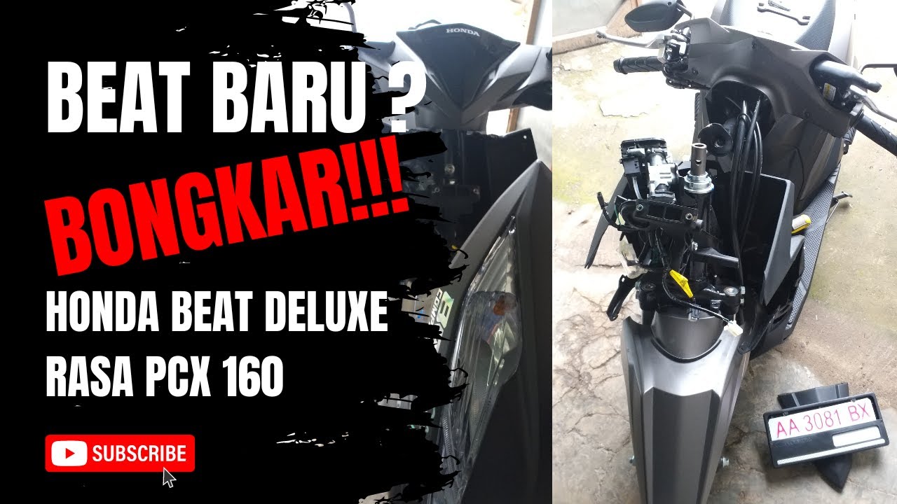 Honda Beat Deluxe rasa PCX 160 (cuma keyless-nya) - YouTube