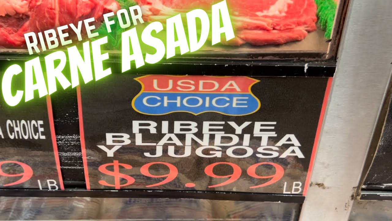 Carne Asada with thin sliced Ribeye - YouTube