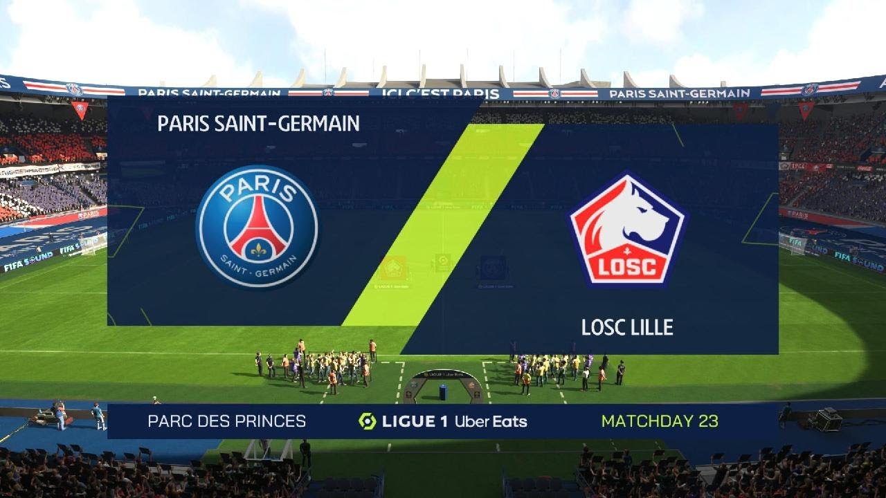 PSG vs LOSC Lille | Ligue 1 19th February 2023 Full Match FIFA 23 | PS5 ...