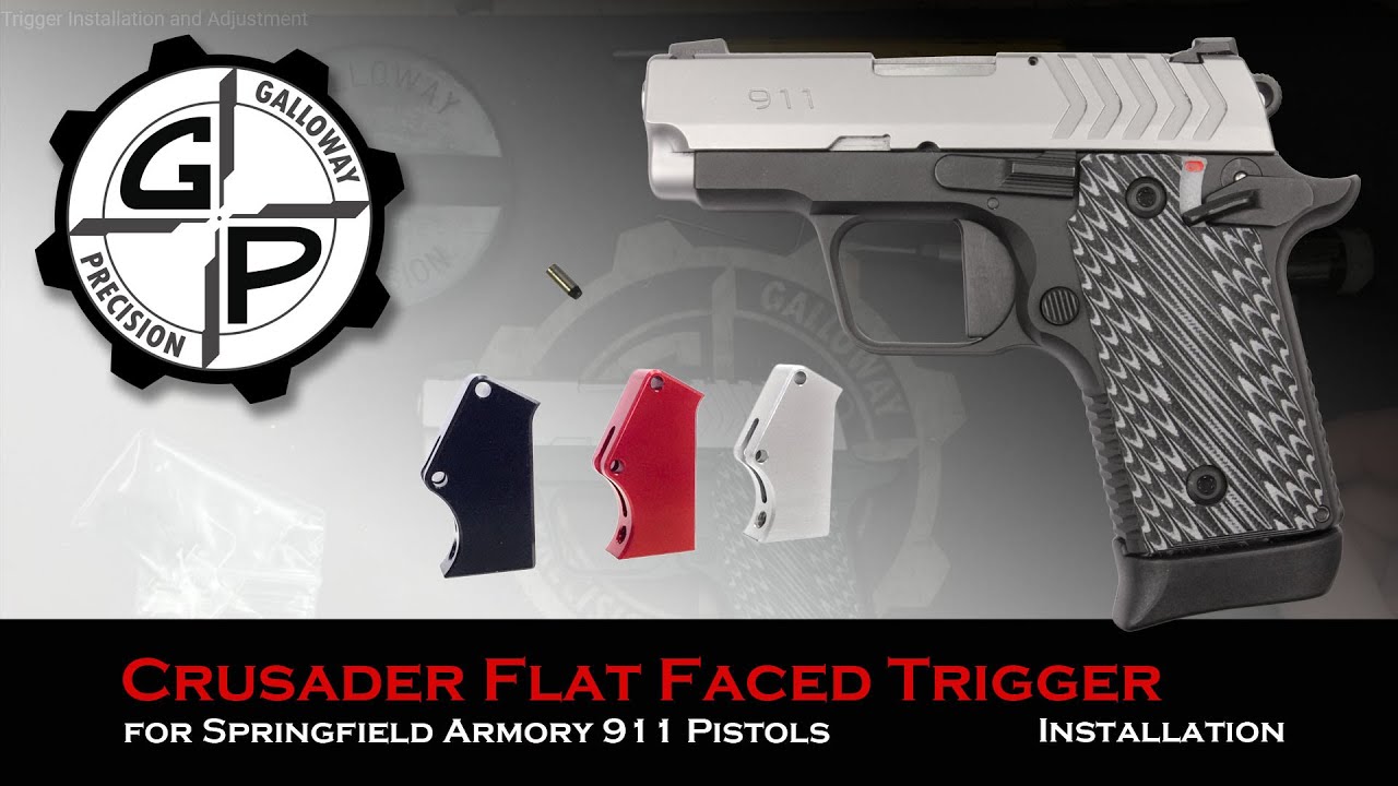 Springfield 911 Crusader Trigger Installation and Adjustment - YouTube
