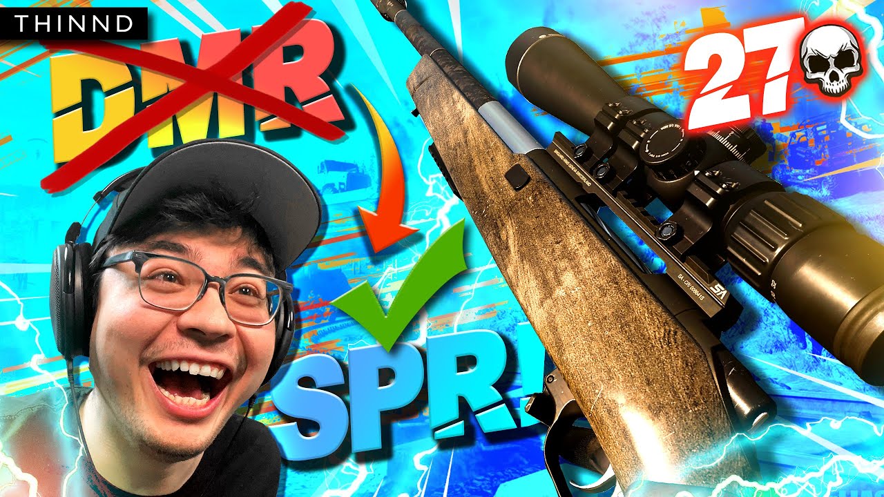 THINND Warzone: 27 Kills INSANE BEST SPR Sniping Class Meta Loadout ...