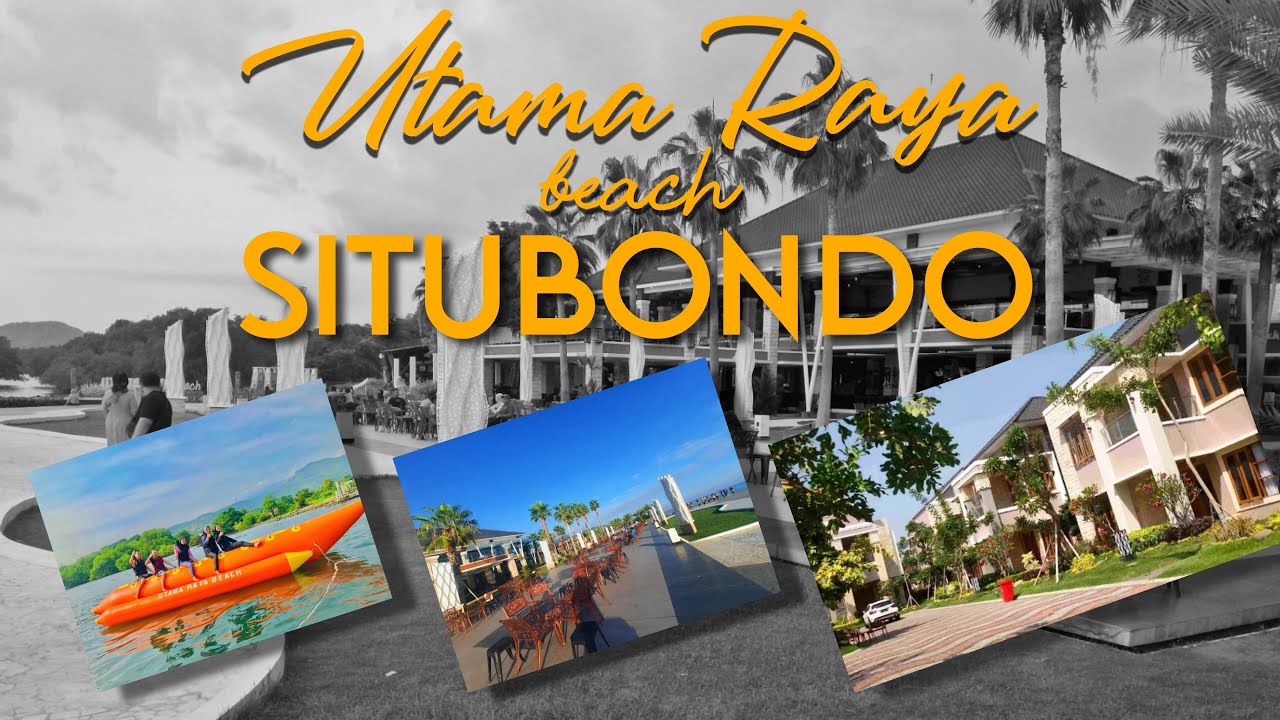 VIBES ALA BALI !! WISATA PANTAI UTAMA RAYA SITUBONDO | REST AREA DENGAN ...