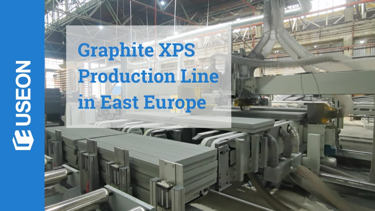 Graphite XPS Production Line in East Europe - USEON - YouTube
