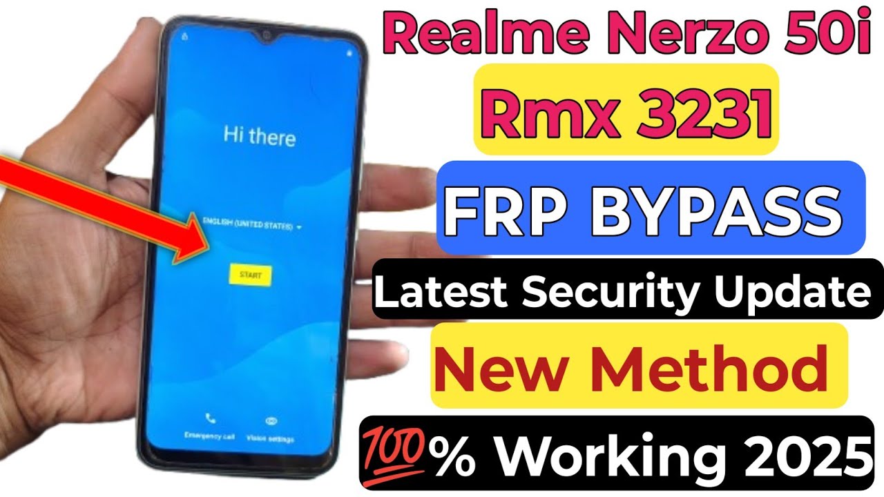 Realme Nerzo 50i (rmx 3231) Frp Bypass | Without Pc | Latest 💯 ...