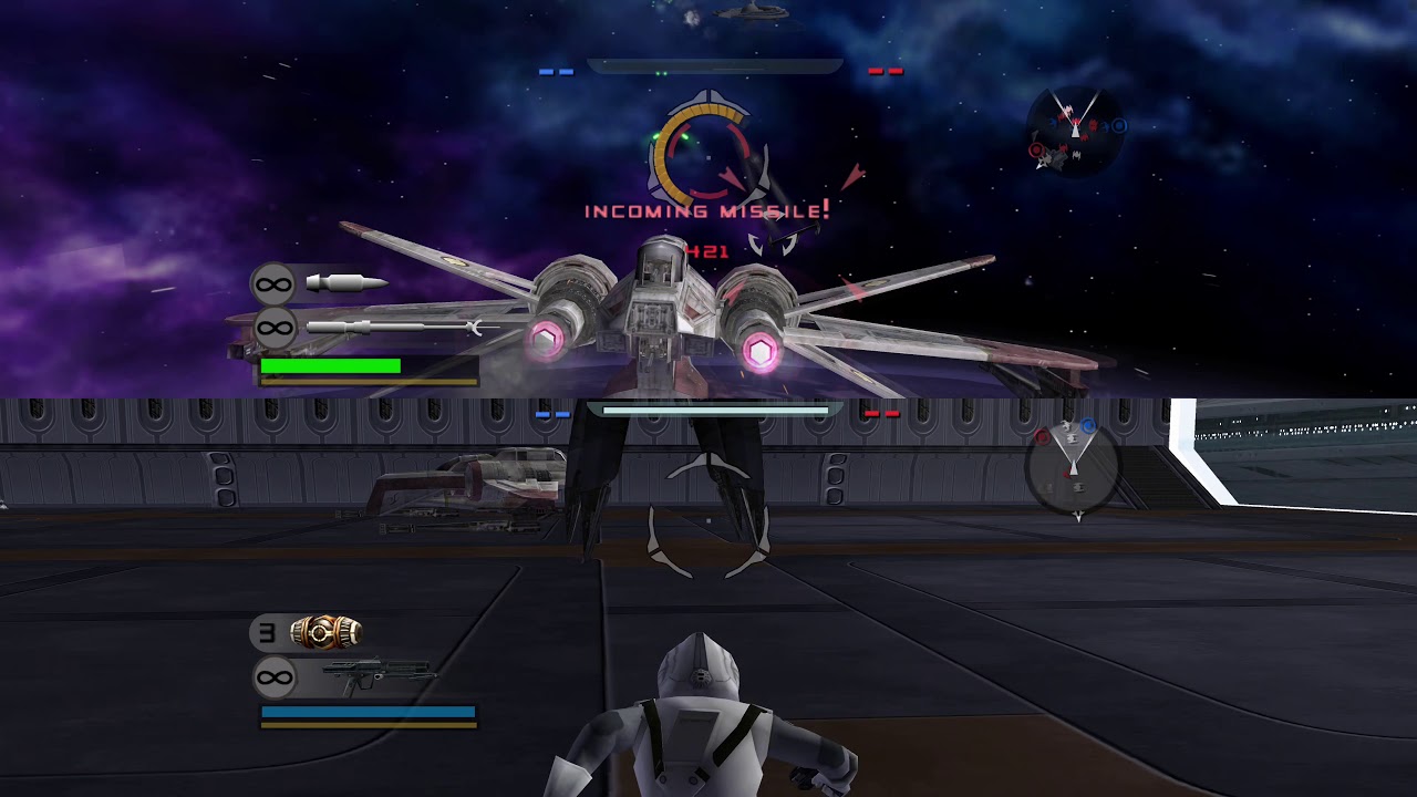 Star Wars: Battlefront 2 - Splitscreen Co-op Campaign Gameplay 2021 01 ...