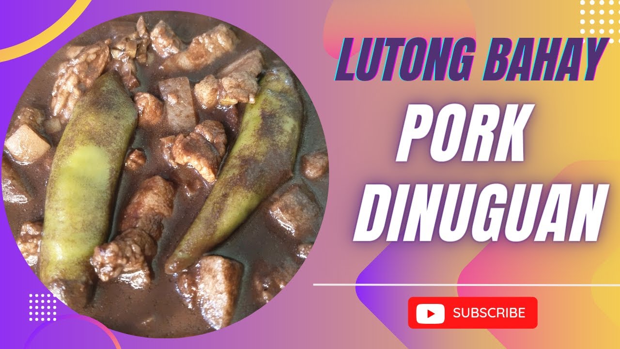 Simple and delicious lutong bahay, Pork Dinuguan. - YouTube
