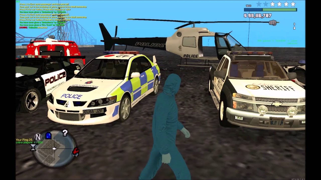 San andreas MODS Mega car pack GTA V / real cars - multitheftauto MTA ...