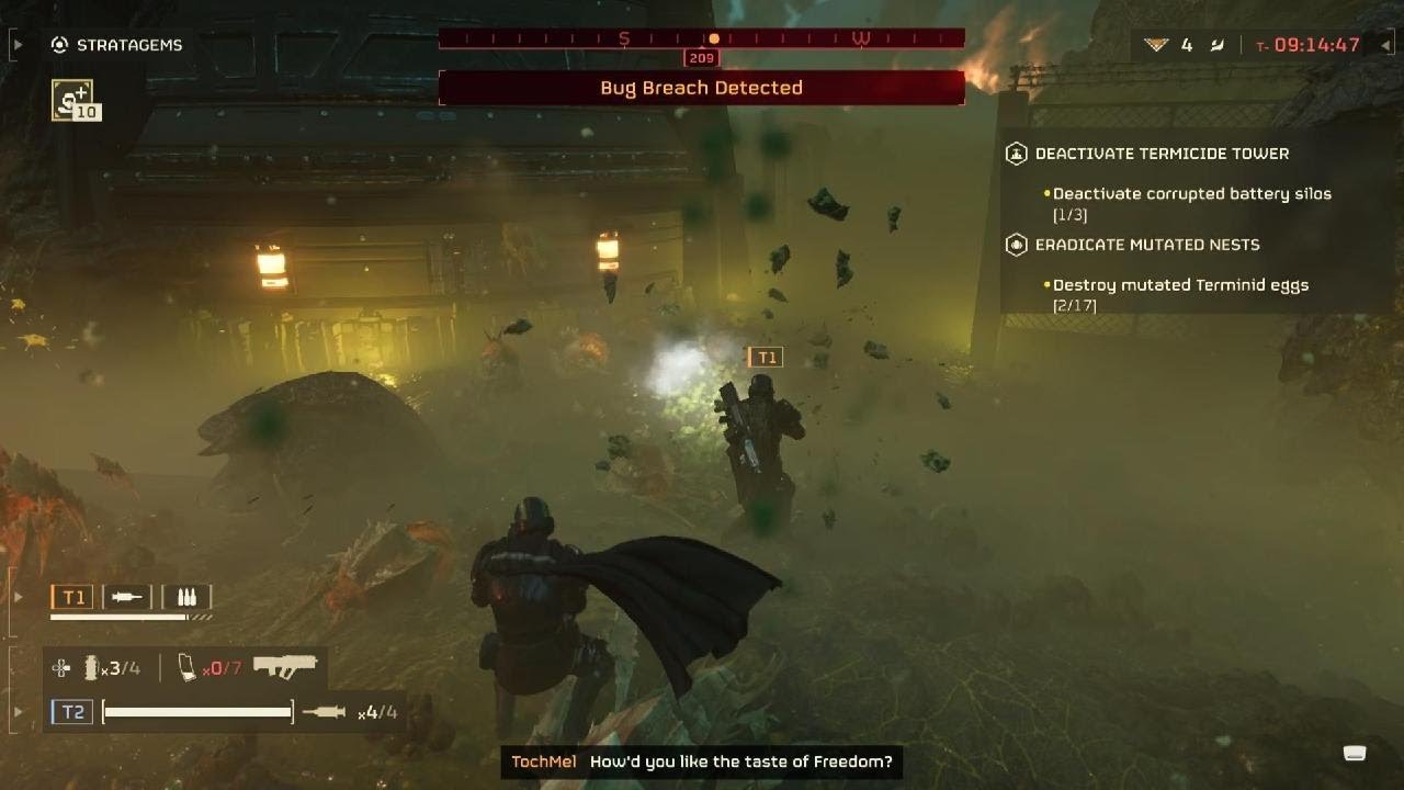 HELLDIVERS 2 Deactivate Termicide Tower - YouTube