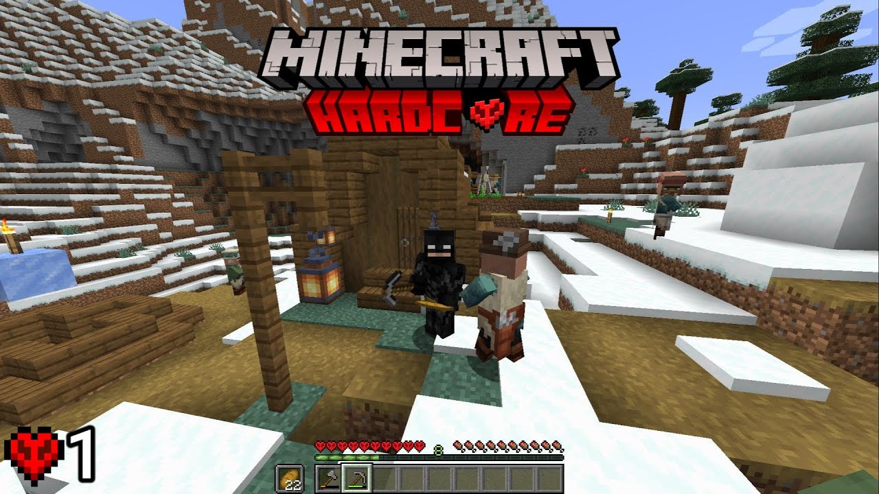 Minecraft hardcore ep 1 - Getting started - YouTube