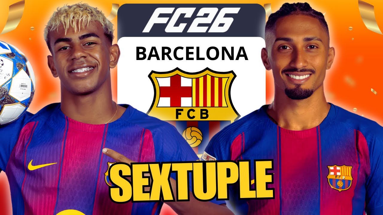 SAYA MEMBAWA BARCELONA MENDAPATKAN SEXTUPLE | FC 26 INDONESIA - YouTube
