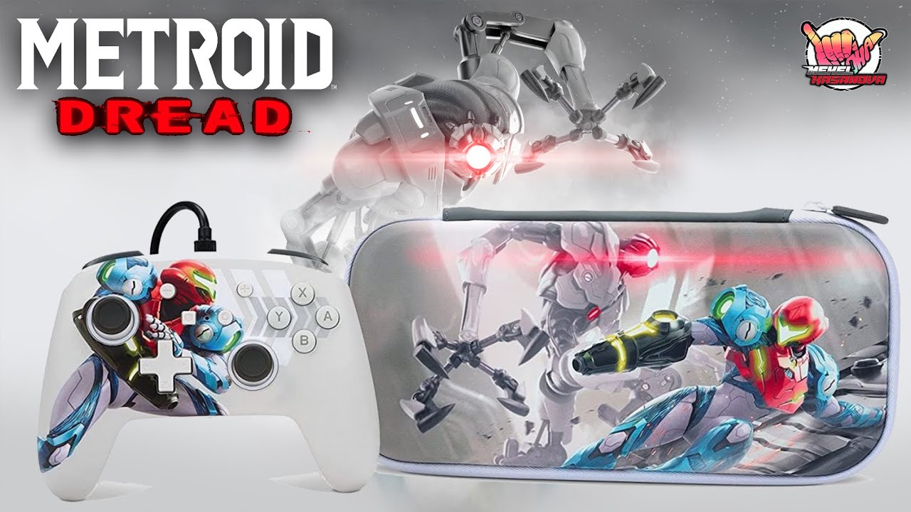 PowerA Metroid Dread Controller and Carrying Case Unboxing and Review | Mekel Kasanova - YouTube