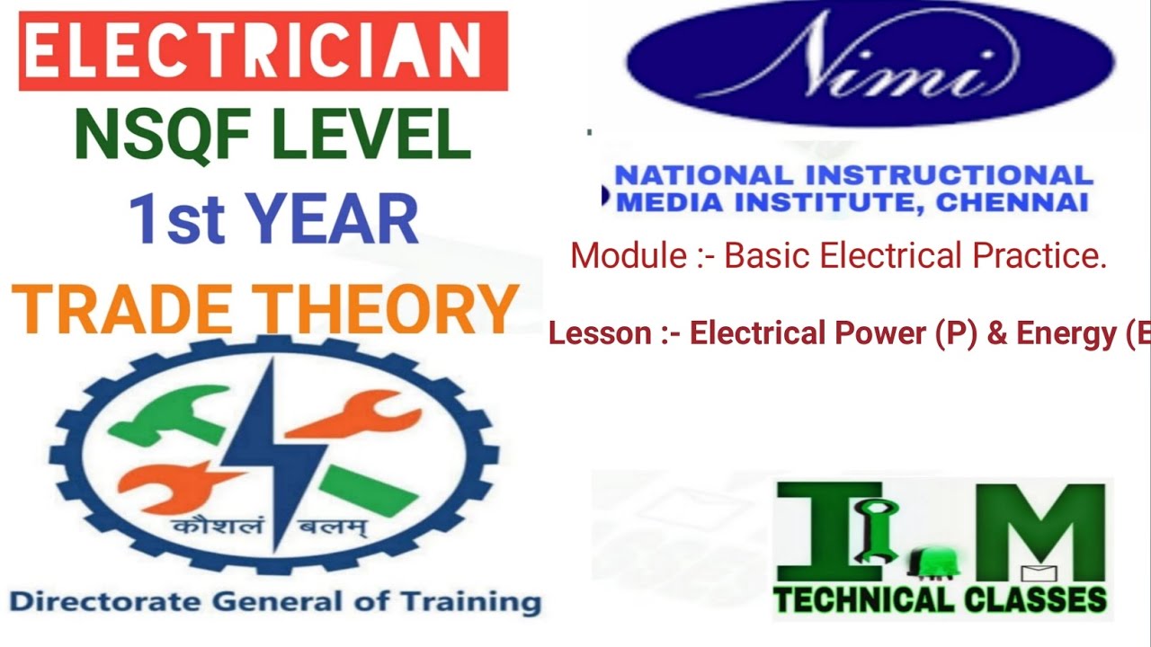 electrical power | power | Energy | work | electric power | iti exam ...