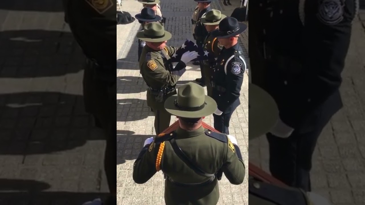 Border Patrol Flag Folding Ceremony at Police Week in Washington DC ...