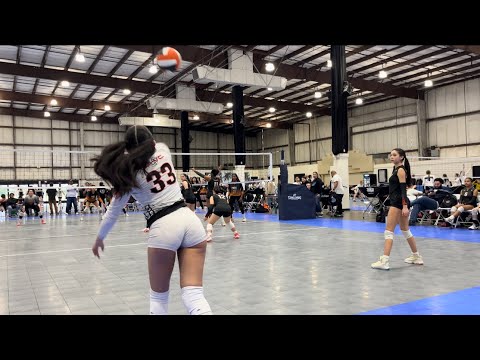 Sienna Rivera #33 BAVC 14 Red Vs. Central VBC 14 Gold - President’s Day ...