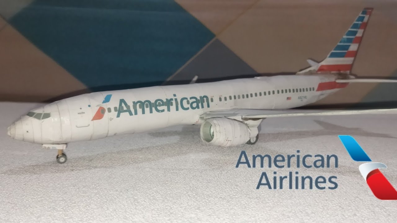 Boeing 737 max 8 Papercraft |American Airlines| - YouTube