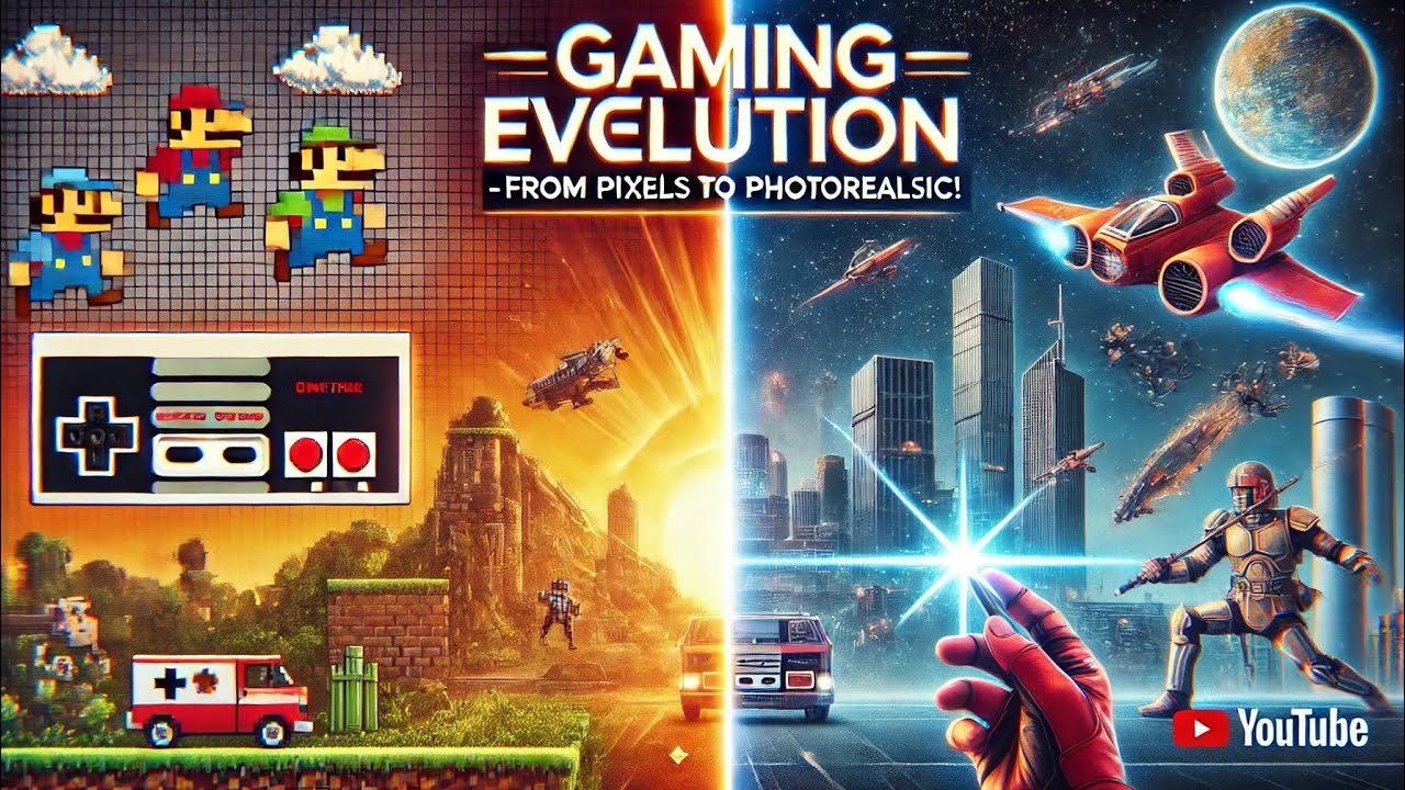 The Evolution of Gaming Graphics – From Pixels to Photorealism! - YouTube